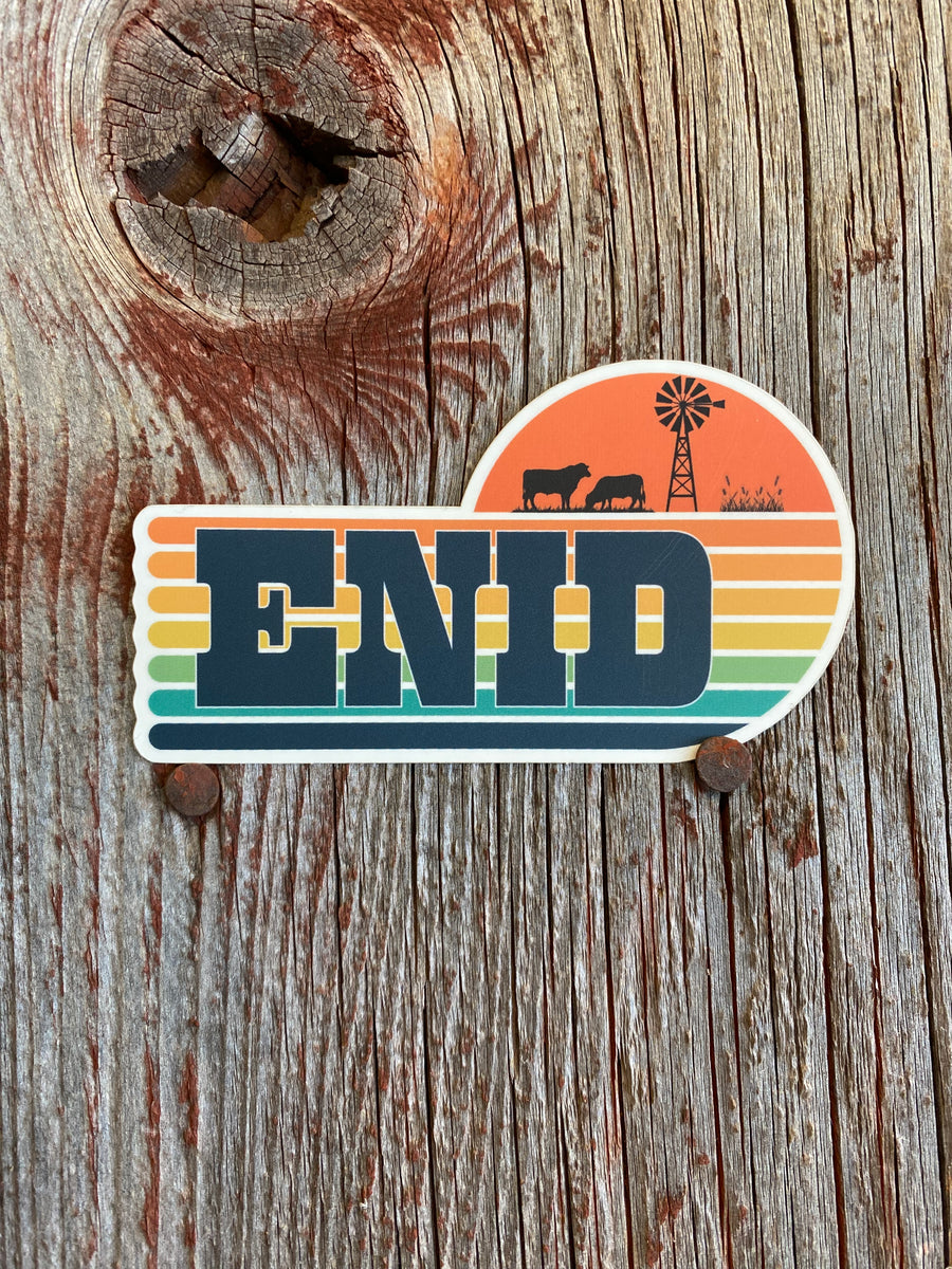 Retro Enid Sticker – Thistle Creek Mercantile